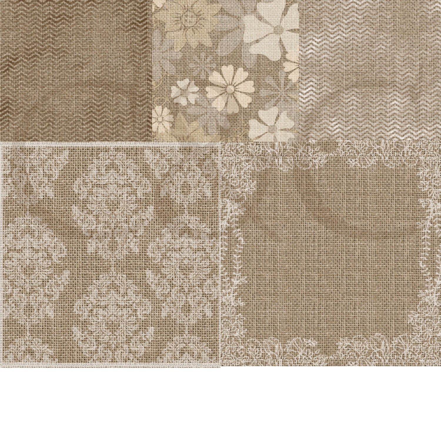 Dressed up Burlap 18: Mega Digital Paper Pack**instant DOWNLOAD* - Etsy