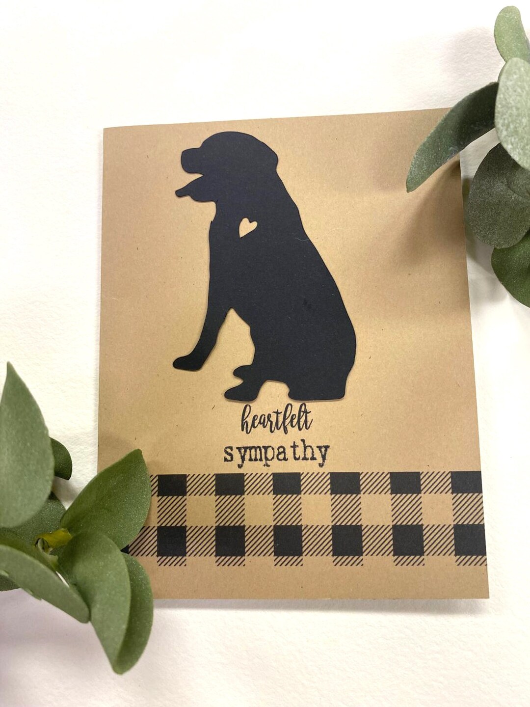 Pet Sympathy Card for Dog Death / Dog Condolence Card /pet Loss ...