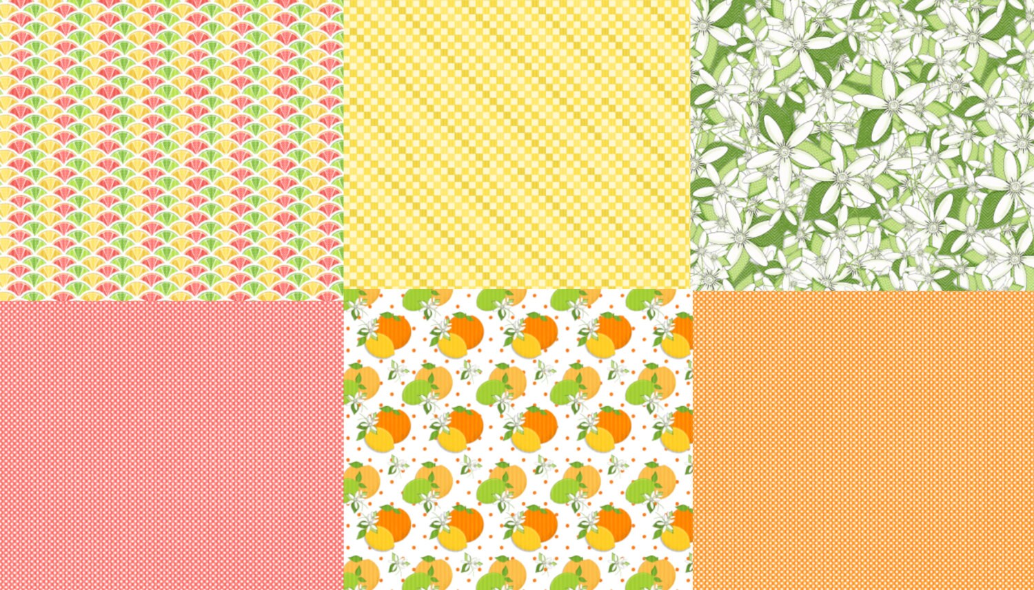 24 Summer Citrus Digital Papers *** Instant Download - Etsy
