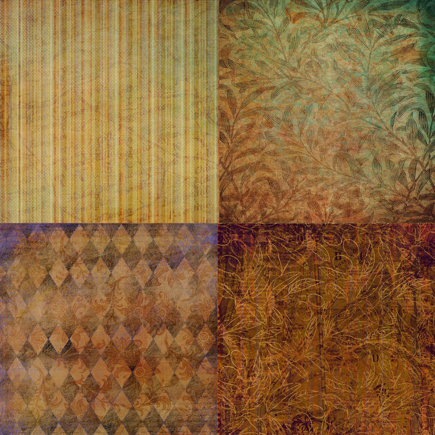 Tuscan Sunset Digital Paper Pack -16 Papers *** Instant Downloads*** - Etsy
