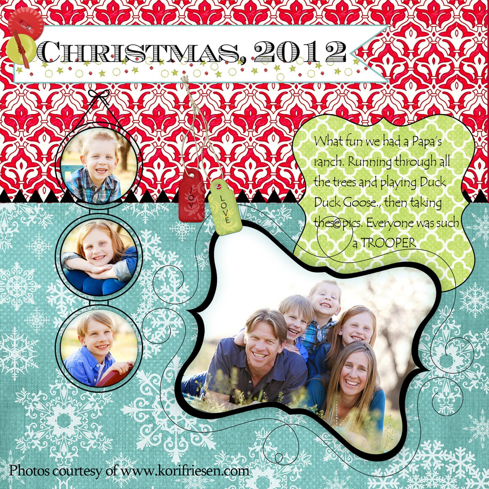 Merry & Bright Christmas Digital Paper Pack ********INSTANT DOWNLOAD ...