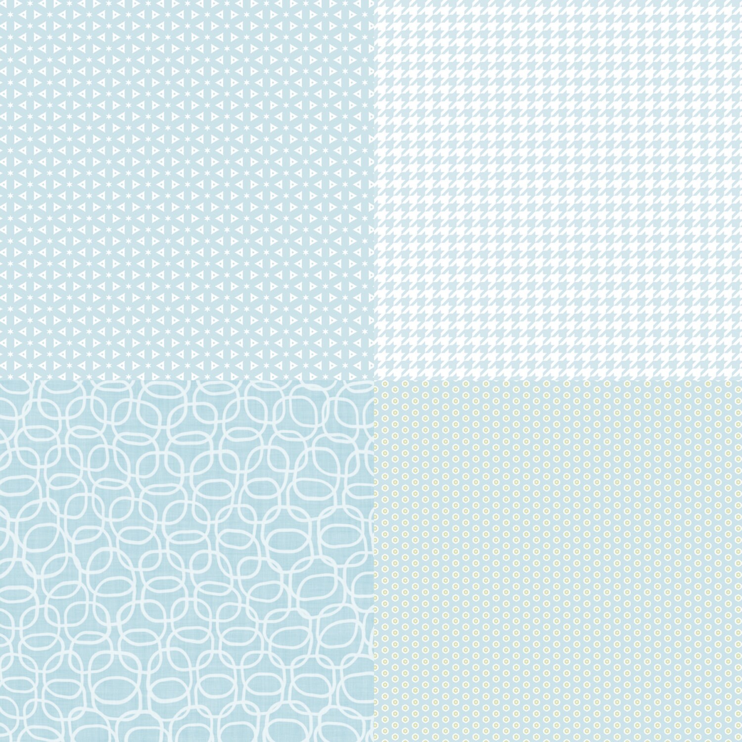 Nursery Baby Blue Digital Paper Pack Collection***instant DOWNLOAD ...