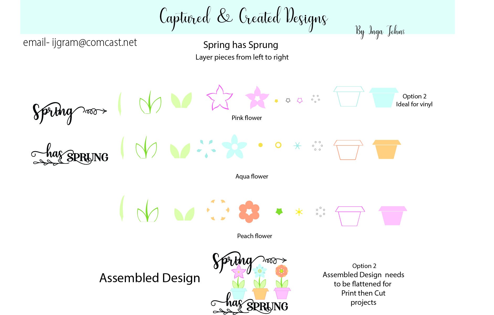 Cute SVG *spring Has Sprung* Clip-art /cut File - Etsy