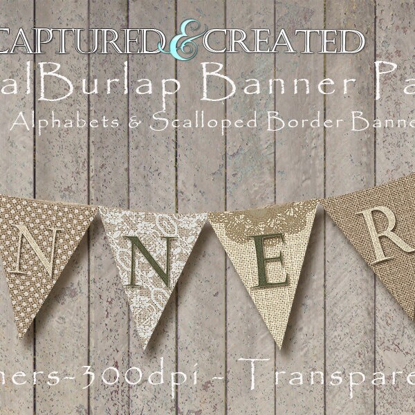 Burlap Banner - Etsy