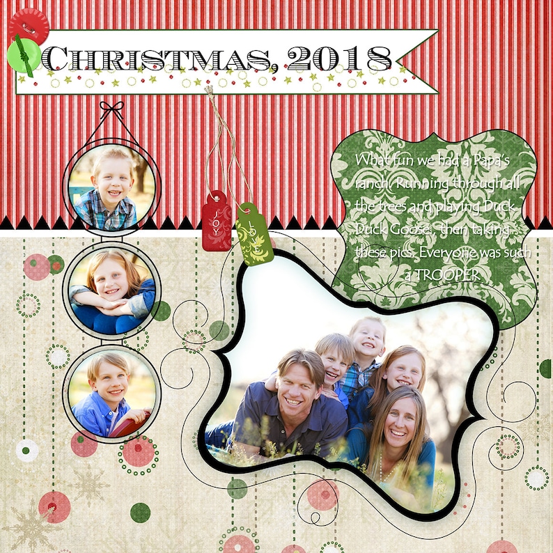 Holiday & Cheer-2 Digital Paper Pack (instant Download) - Etsy