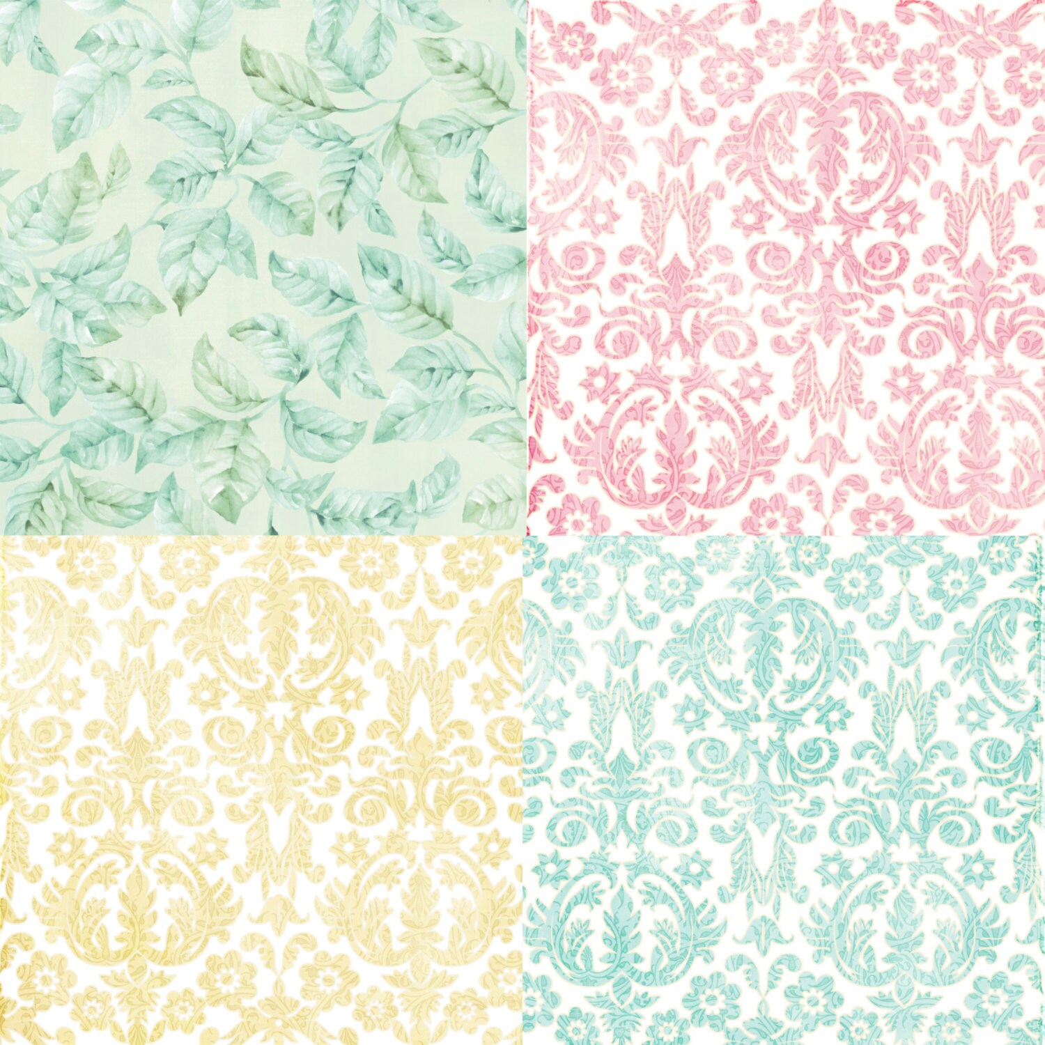 Pretty Pastels 20: Mega Digital Paper Packinstant DOWNLOAD - Etsy