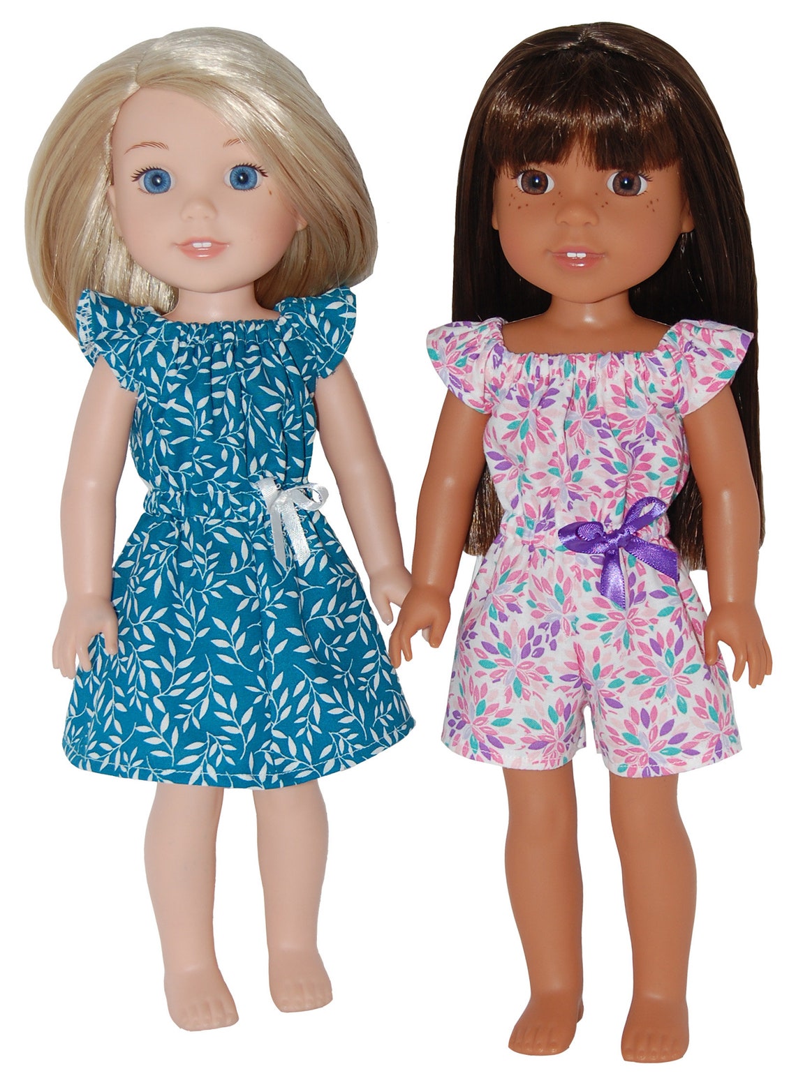 PDF Sewing Pattern Printable Romper and Sundress for 14.5 Inch Dolls ...