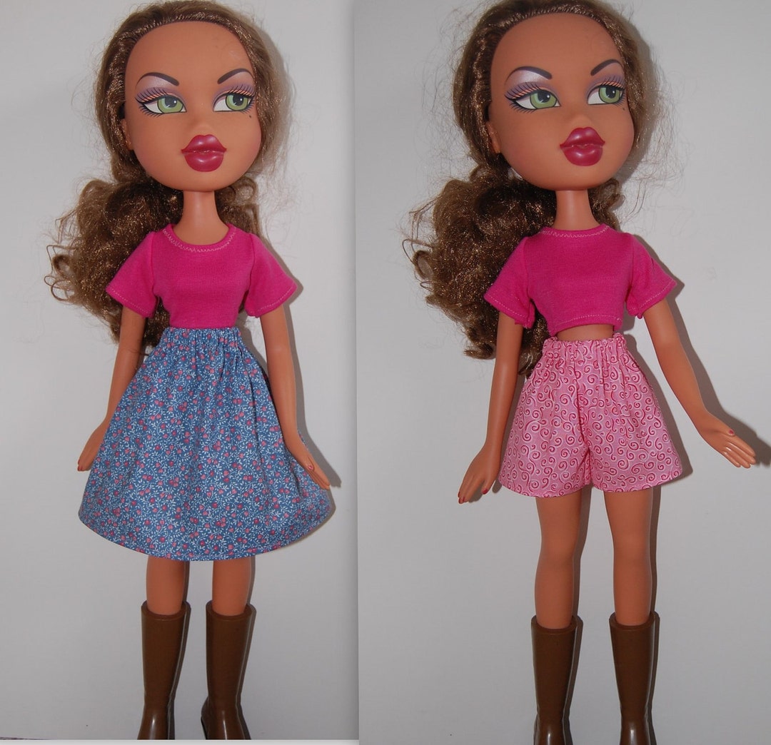 PDF Pattern - Printable Instant Download 24" Big Bratz Skirt, Shorts, T ...