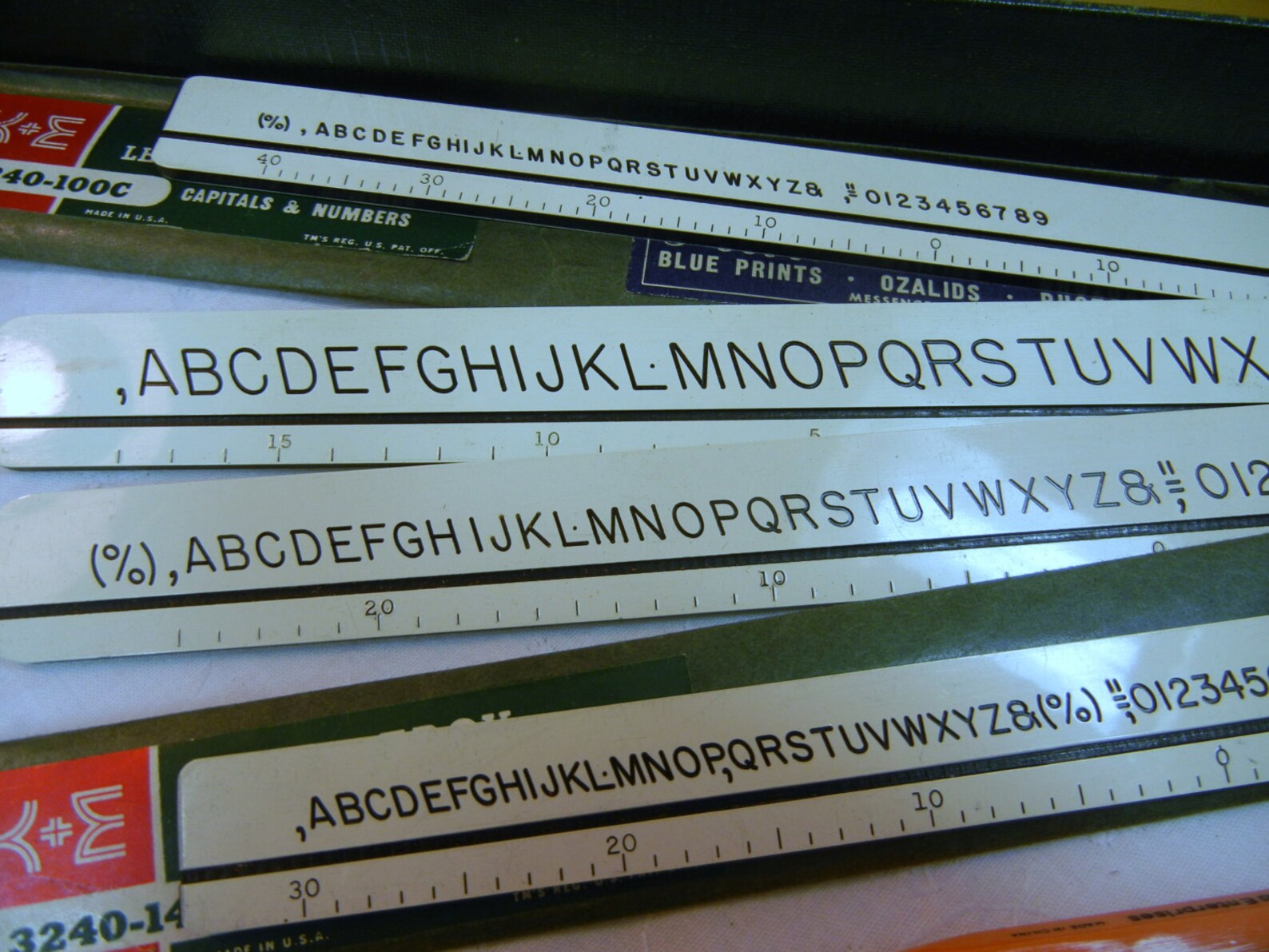 Leroy Lettering Templates / Wood and plastic handled metal | Etsy