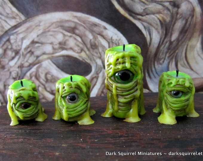 Zombie Eye Candles Set OOAK Dollhouse Miniature in One Inch Scale - Etsy