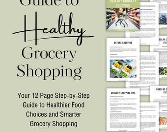 Homemaking Meal Plan Guide, Digital Meal Guide, Grocery Shopping Guide ...