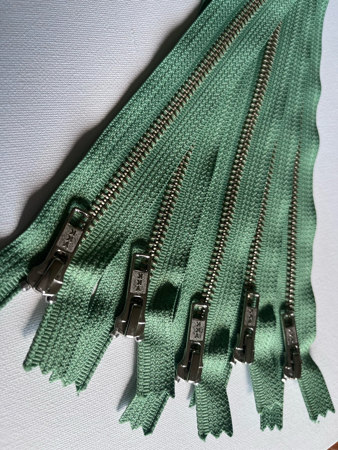 Clearance, Silver Teeth Metal Zippers Wholesale, 14 Inch Zippers, Five ...