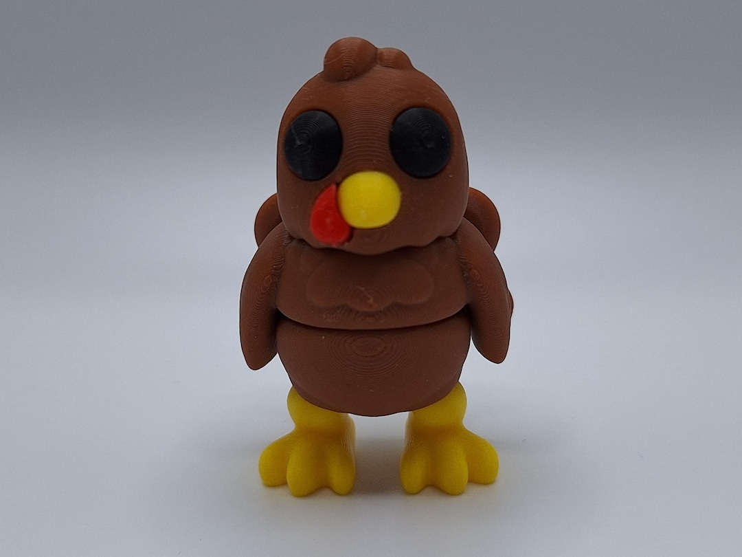 Articulated Tiny Turkey, Fidget Toy, Sensory Toy, Flexible Toy ...