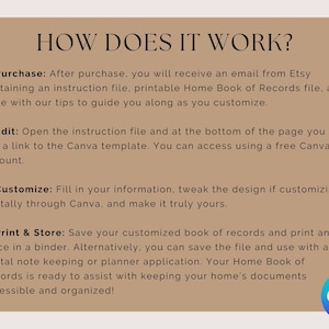 Home Book of Records | Homeowner's Organization Binder | Real Estate ...