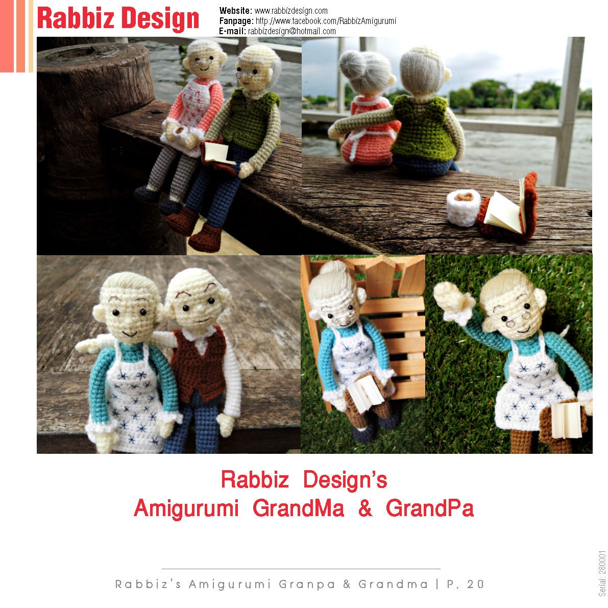PDF Pattern Amigurumi Grandpa and Grandma Pattern - Etsy
