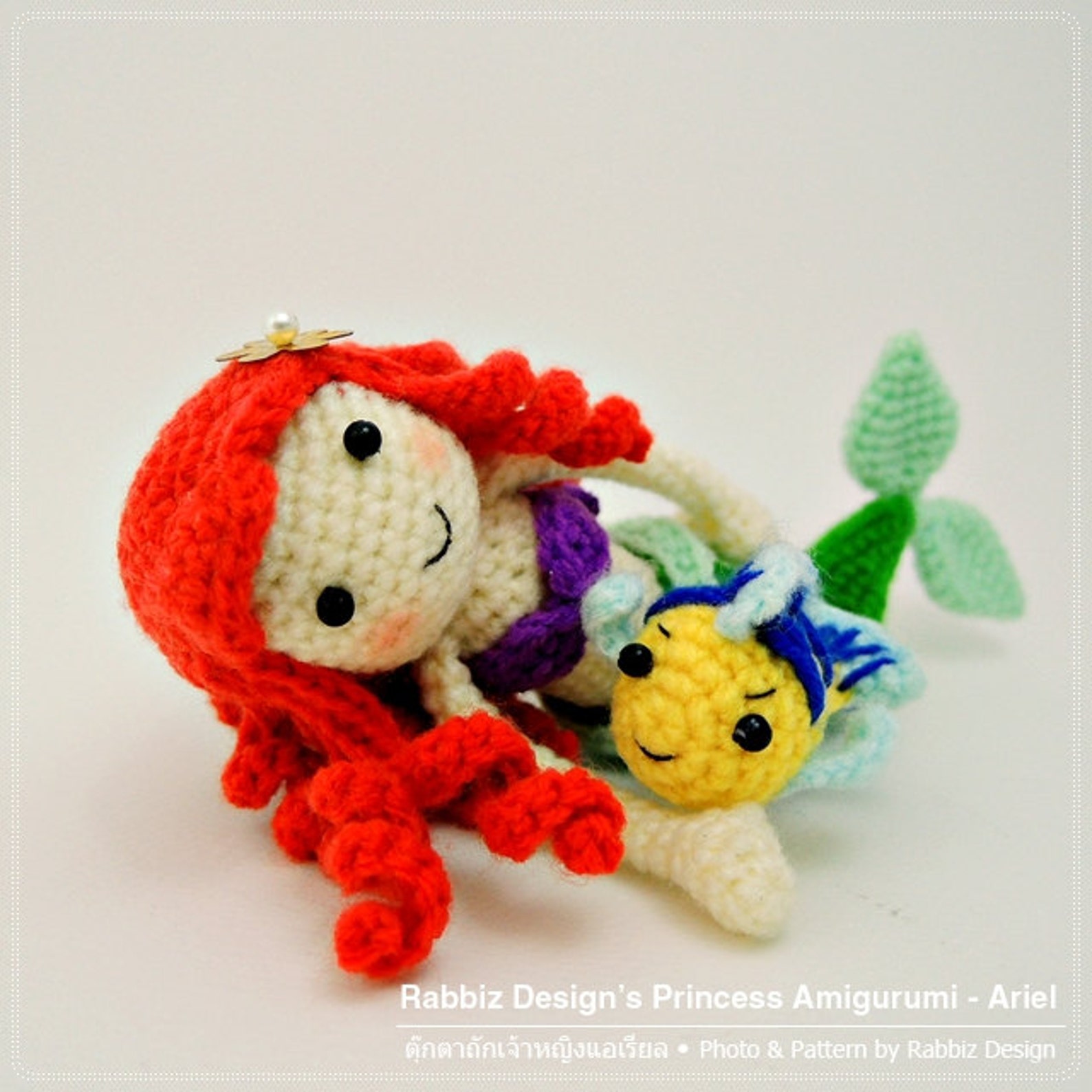 PDF Pattern Amigurumi Princess Ariel the Little Mermaid - Etsy