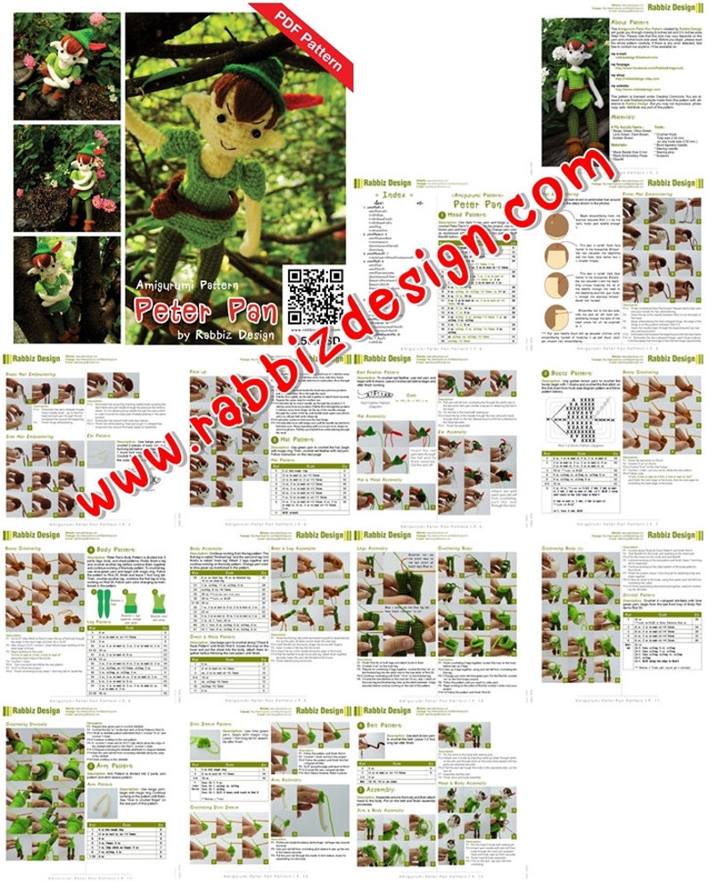 PDF Pattern - Peter Pan - Etsy