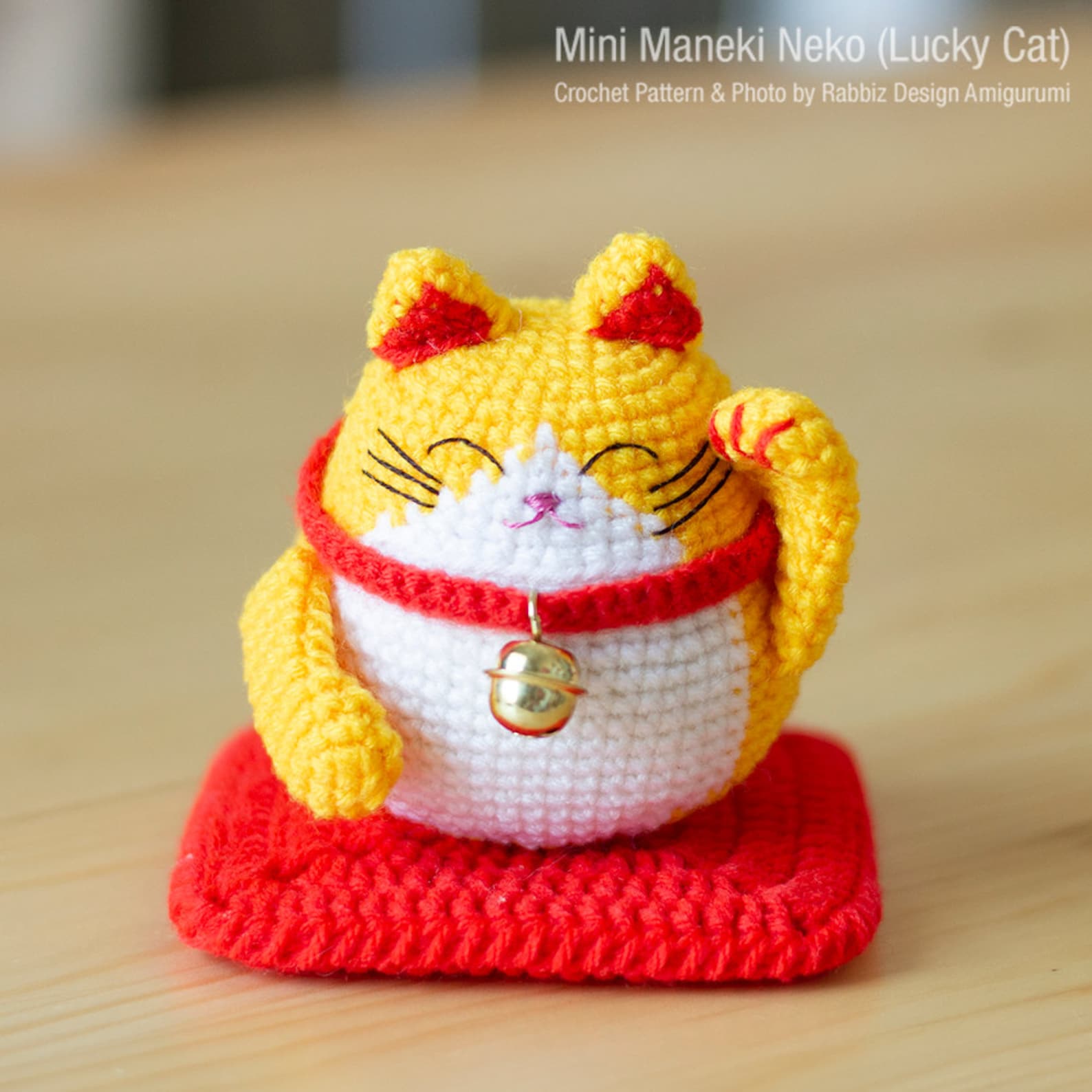 PDF Pattern Mini Lucky Cat Pattern | Etsy