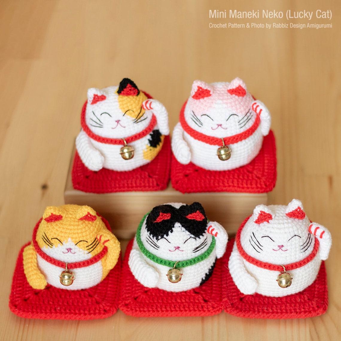 PDF Pattern Mini Lucky Cat Pattern | Etsy