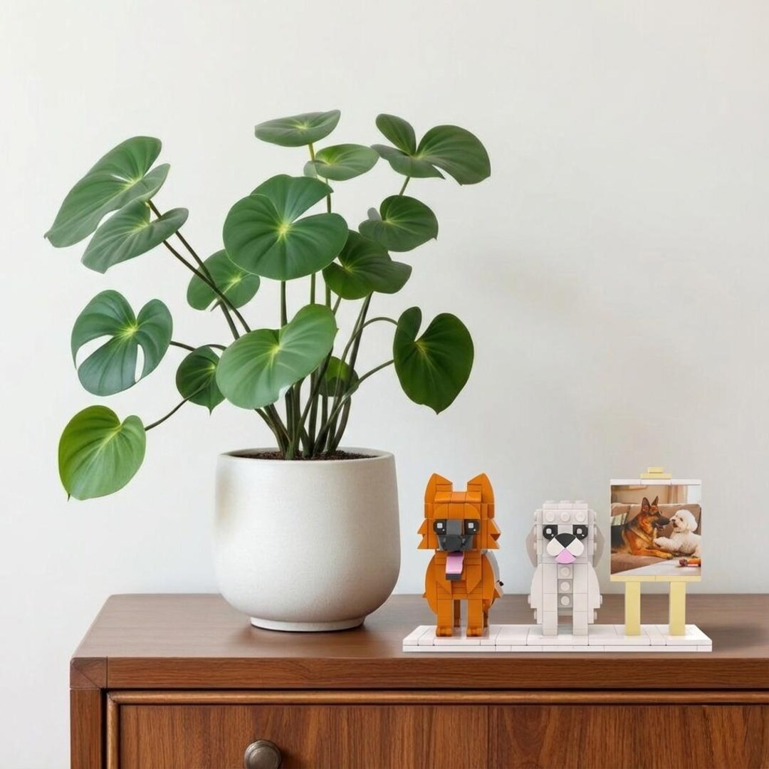 Custom Brick Dog Figures With Frame: Personalized Pet Gift - Etsy