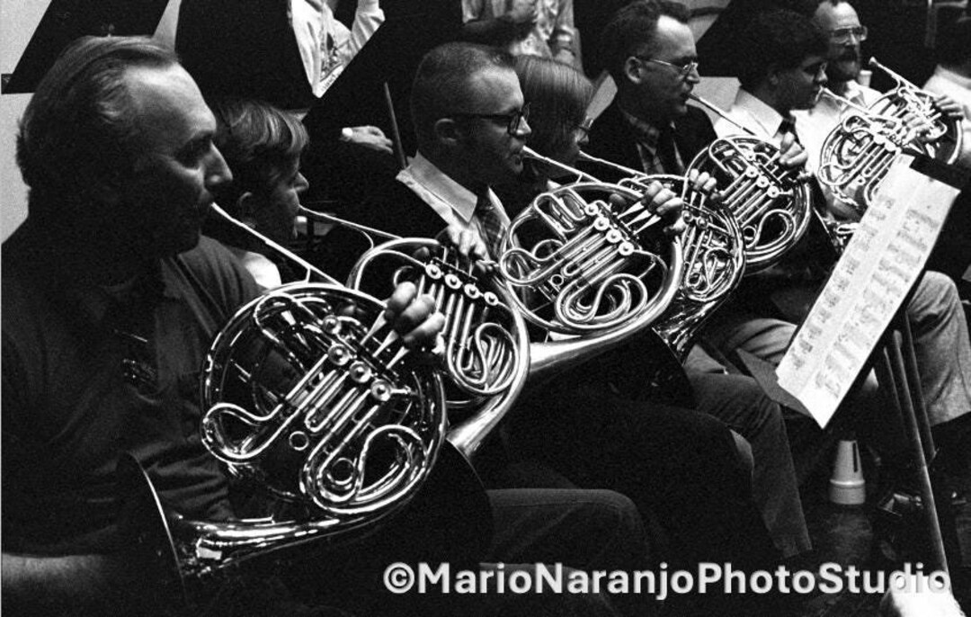 1982 Black and White French Horns Saint Louis Symphony Orchestra ...