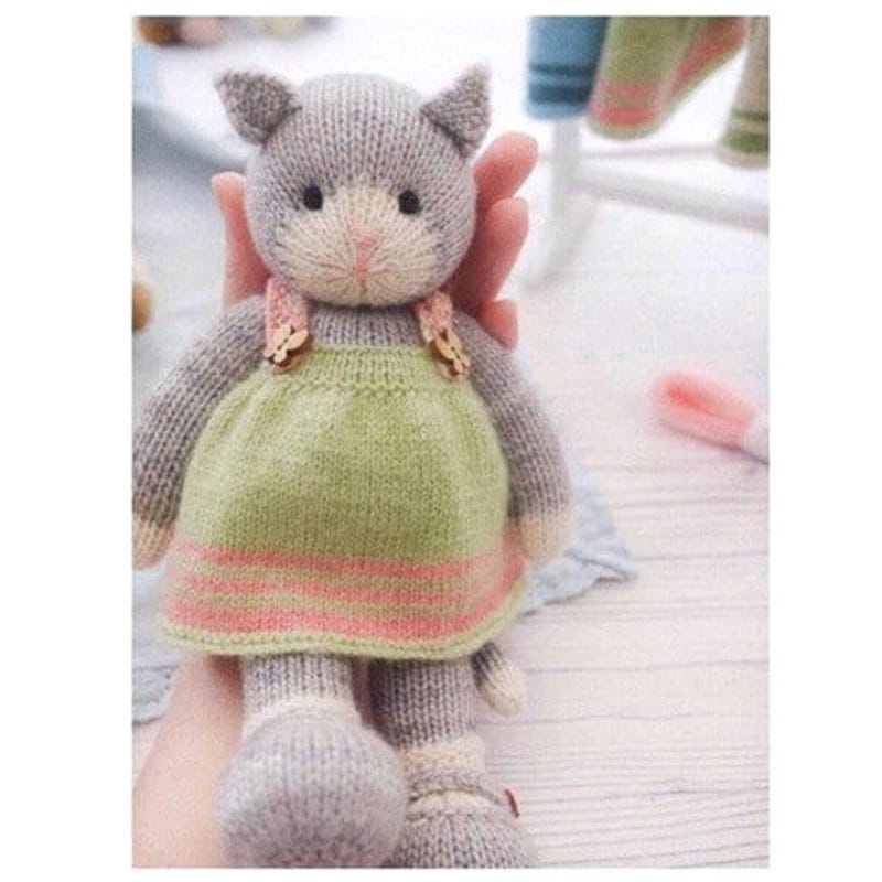 Knit Cat Doll With Clothes - Etsy