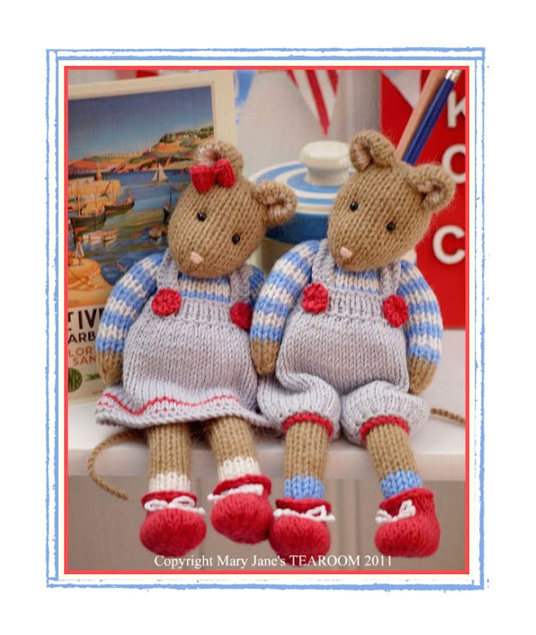 Cornish Mice Knitting Pattern: Back and Forth (PDF Pattern) - Etsy UK