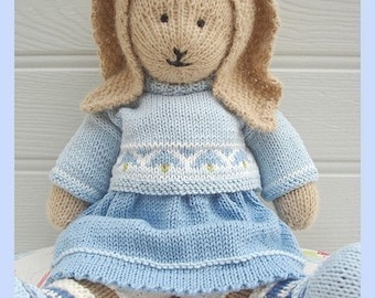 BO Rabbit / Bunny Toy Knitting Pattern / Lapland Visitors Part 1 / Plus ...