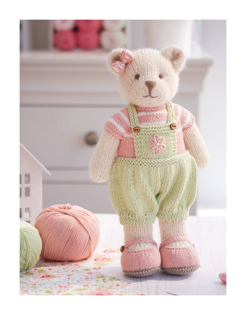 CANDY Bear 11 / In the round/ Toy Knitting Pattern/ | Etsy