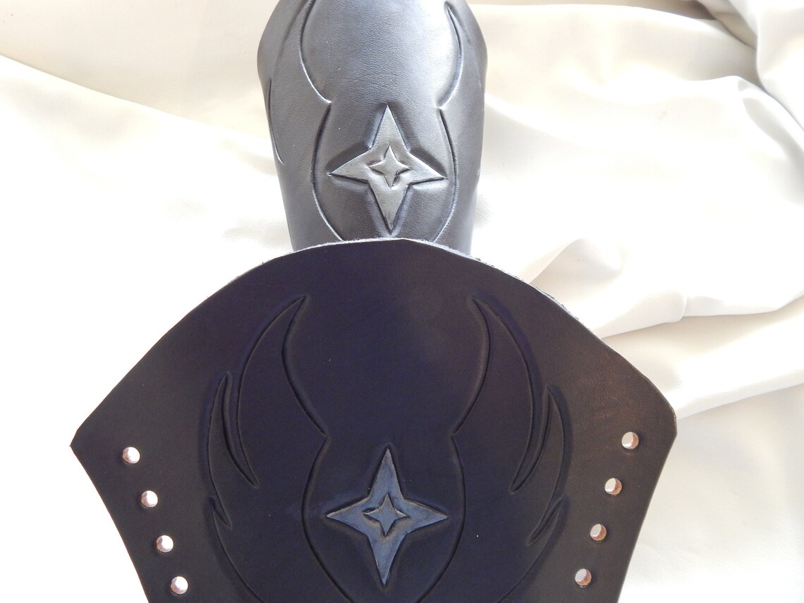 Jedi Logo Leather Armor Leather Cuff Star Wars Armor - Etsy