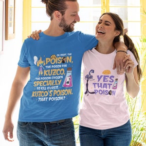 Emperors New Groove Yzma Kuzco Poison T-shirt Kronk and Yzma - Etsy
