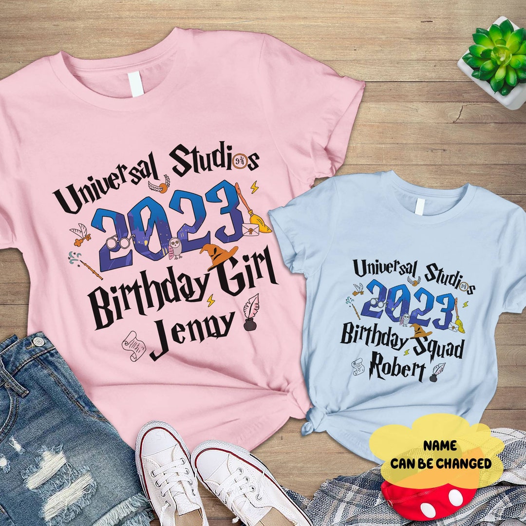 Universal Studios Birthday Shirt Birthday Squad Shirt - Etsy