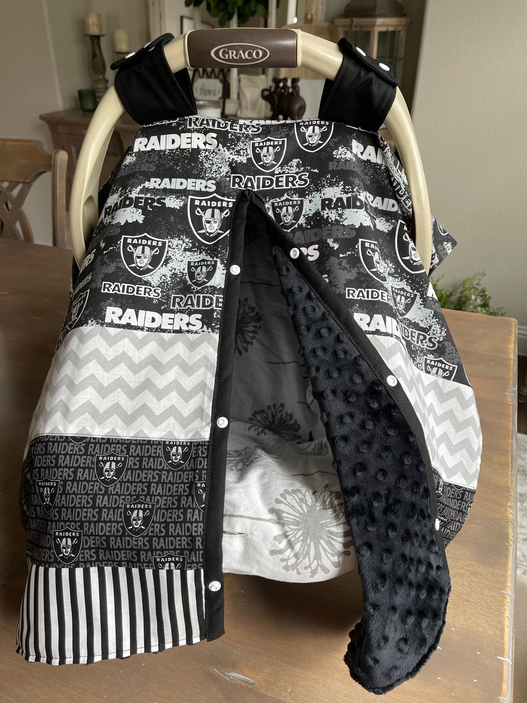 CUTE Baby Car Seat Covers Team Sports Raiders Football Team Baby ...