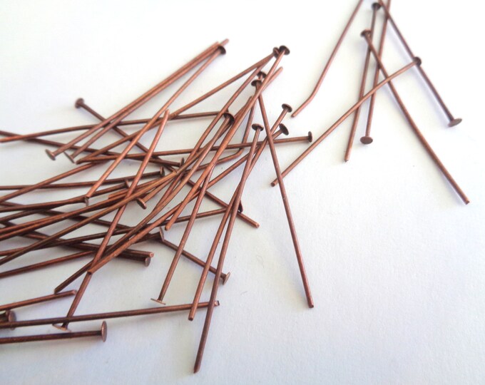 Head Pins, Copper Head Pins, Copper Pins, 40mm Copper Head Pins, Copper ...
