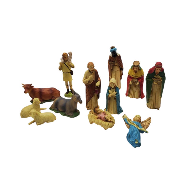 Plastic Nativity - Etsy