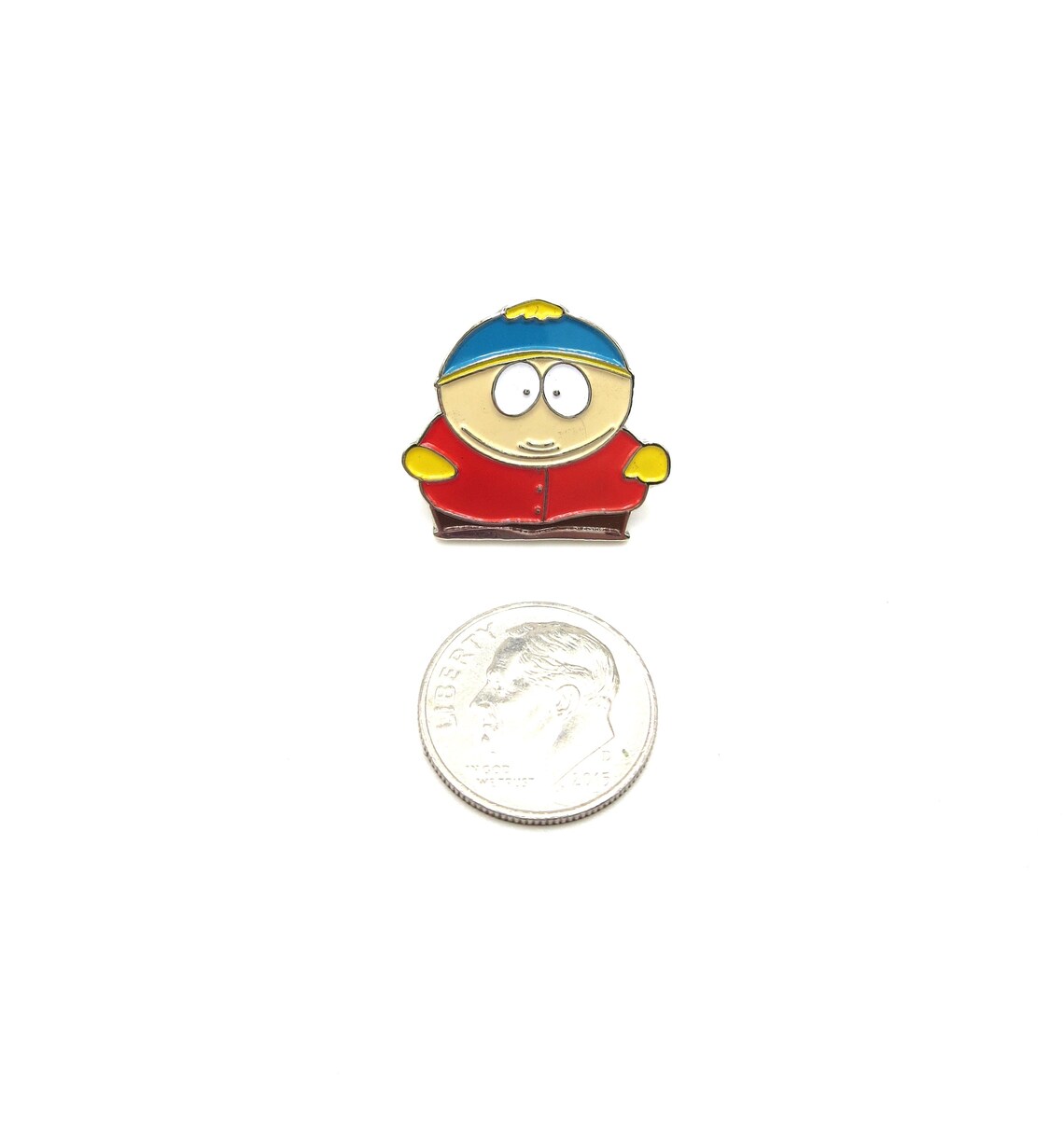 Vintage South Park Eric Cartman Animated Cartoon Silver Tone Enamel Tie ...