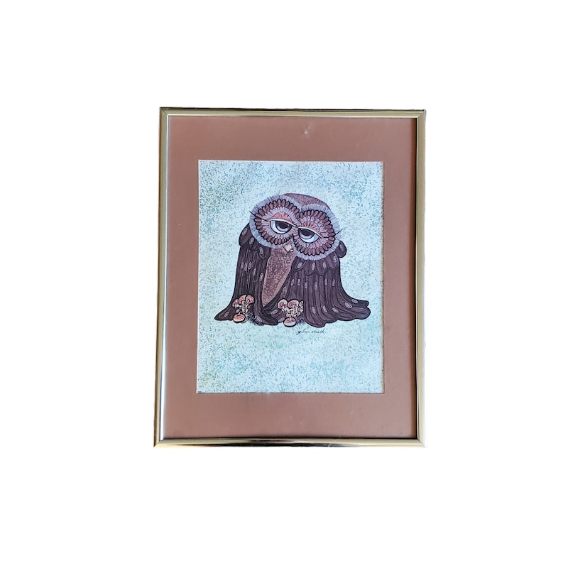 70s Owl - Etsy