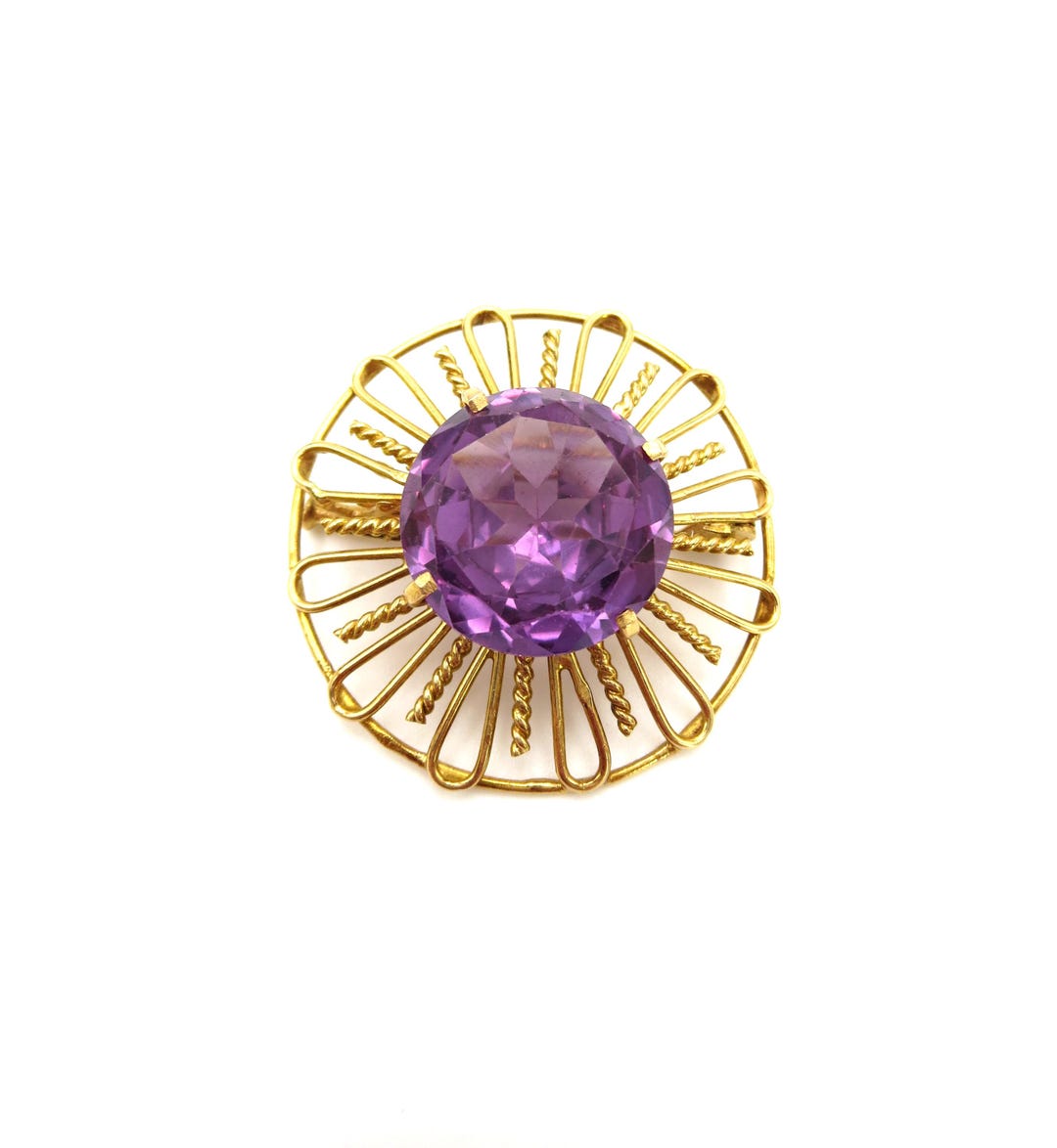 Antique Vintage Estate Egyptian Art Deco Synthetic Corundum Alexandrite ...