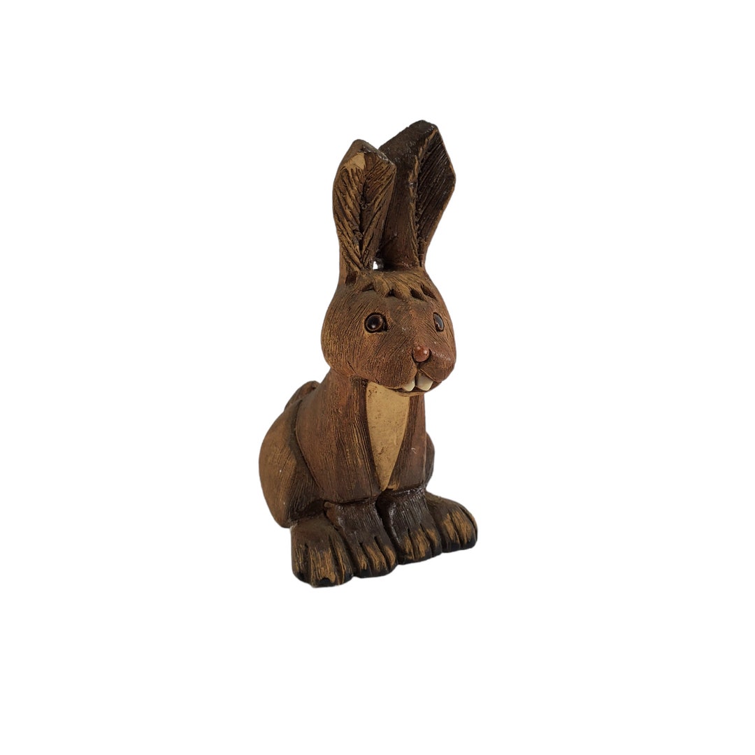 Vintage Handmade Artesania Rinconada AR Uruguay Easter Bunny Rabbit 4.5 ...