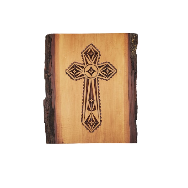 Wood Burned Cross - Etsy