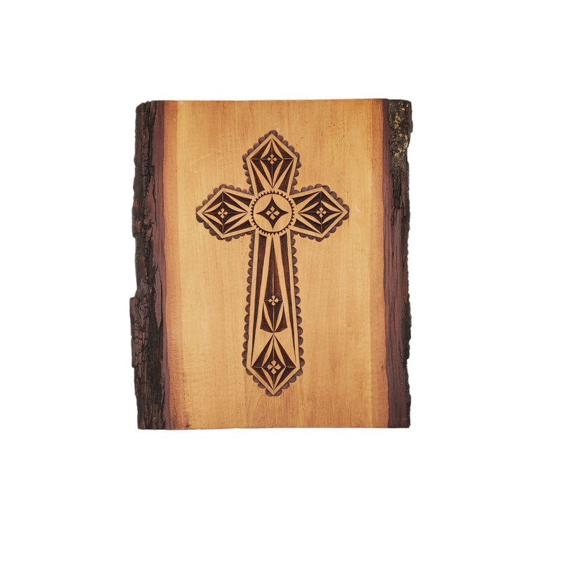 Wood Burned Cross - Etsy