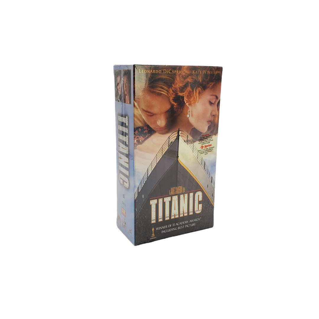 Vintage 1990s Titanic James Cameron Paramount Home Video Sealed VHS Set ...