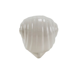 Vintage White Glazed Ocean Beach Nautilus Seashell Shell Pottery ...