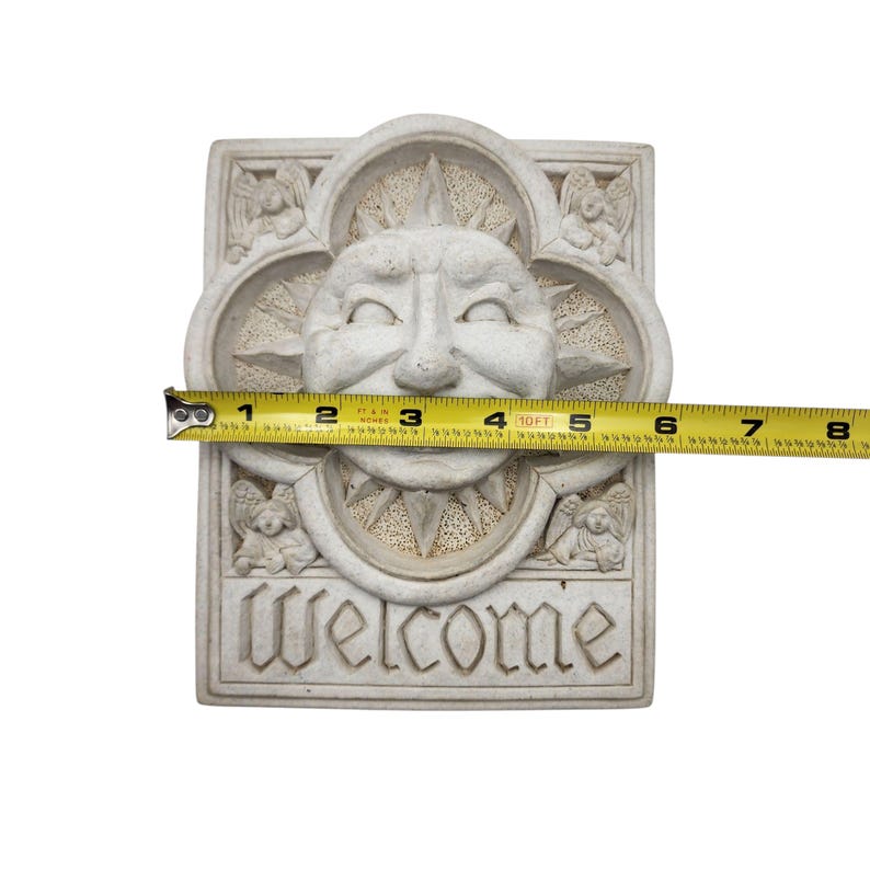 Vintage Carruth Studio 1990s Welcome 3D Smiling Sun Corner Angels 7x6 ...
