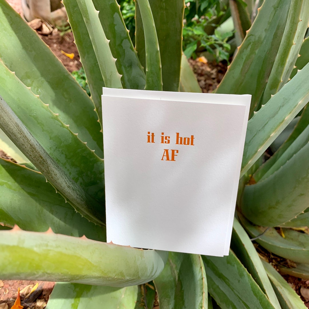Very Hot Hello Card Greeting Card Social Distance Card - Etsy