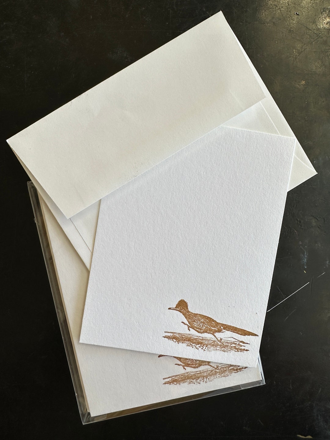 Letterpress Stationery, Roadrunner, Missing You, Flat Cards, Write a ...