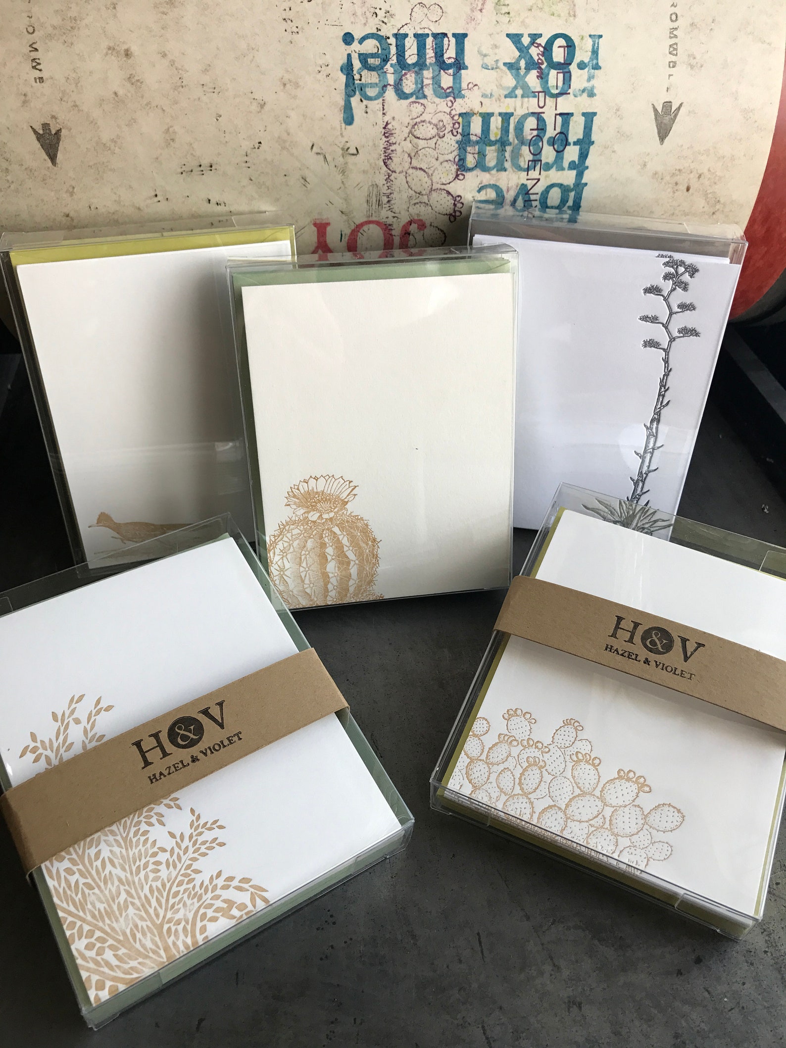 Letterpress Stationery Roadrunner Missing You Flat Cards - Etsy