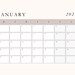 2025 Printable Wall Calendar With Monthly Habit Tracker and Budget ...
