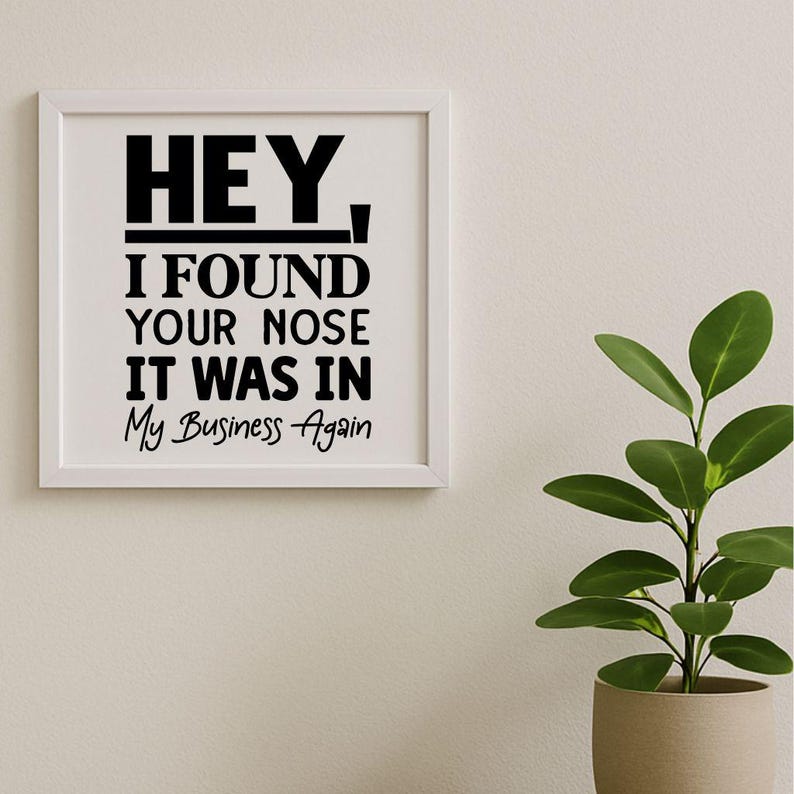 Engraved Wooden Quote Wall Art – Funny Sarcastic Sayings, Custom Text ...