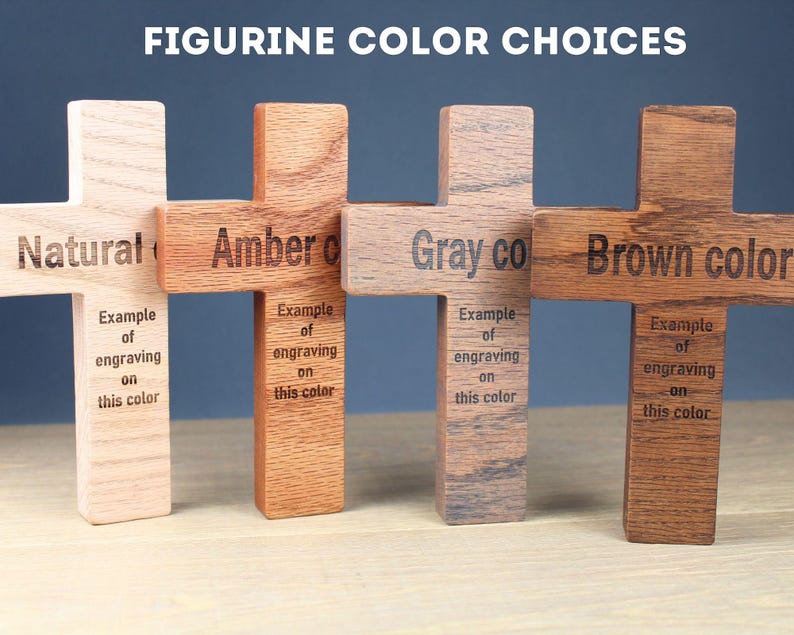 Personalized Engraved Oak Wood Cross: Christian Baptism Gift - Etsy